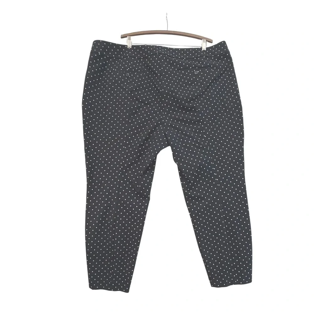 LOFT | Pants & Jumpsuits | Loft Plus Marisa Skinny Pants Black White ...
